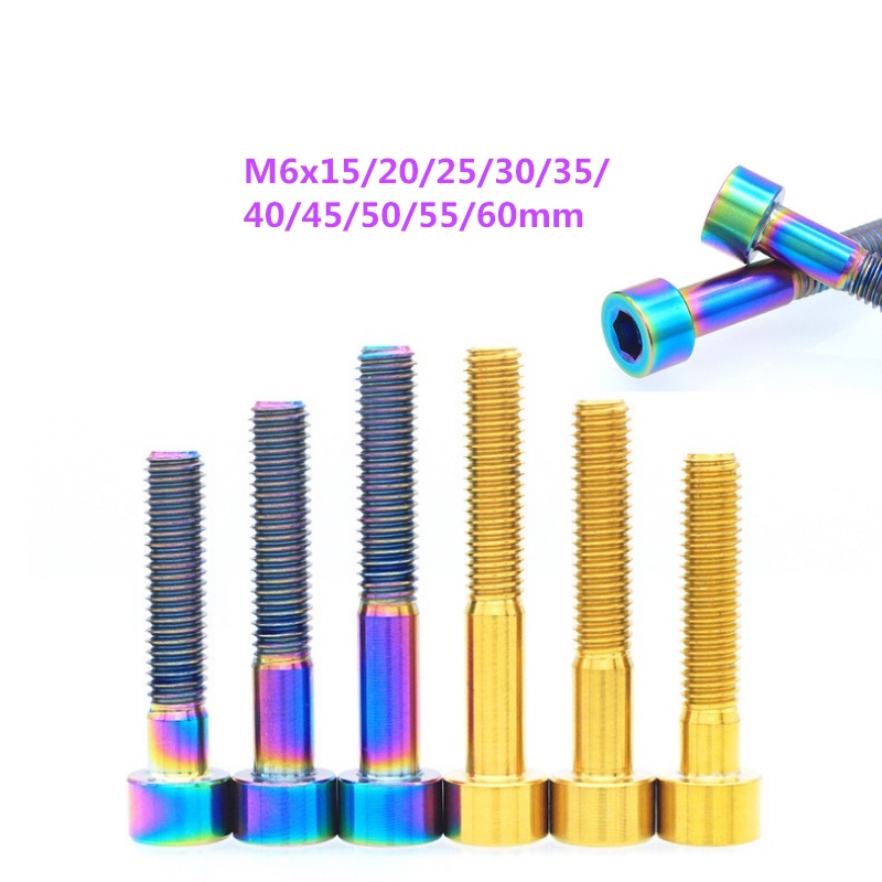Titanium Bolt M6x15 20 25 30 35 40 45 50 55 60mm Stigma Bolt Screw For ...