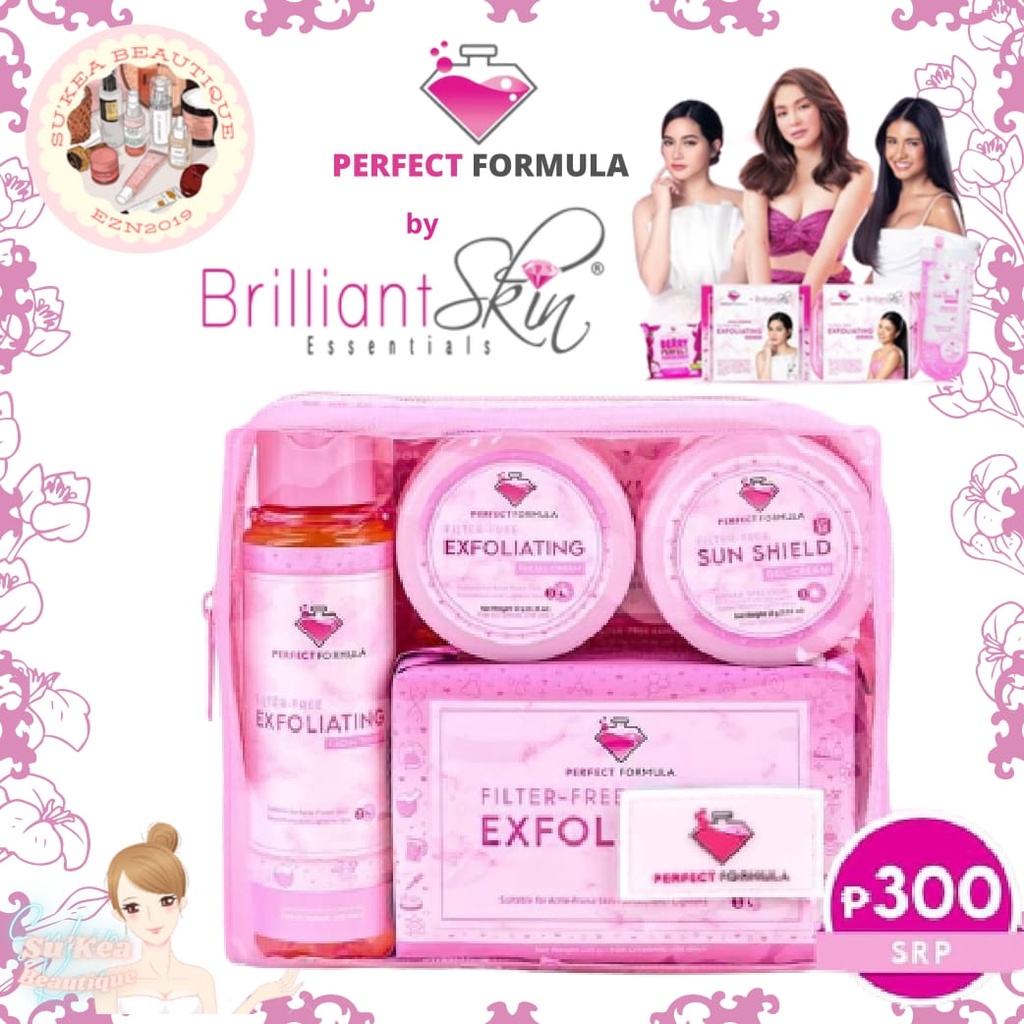 Rabia Set Exfoliating Facial Whitening set by Perfect Formula | Shopee ...