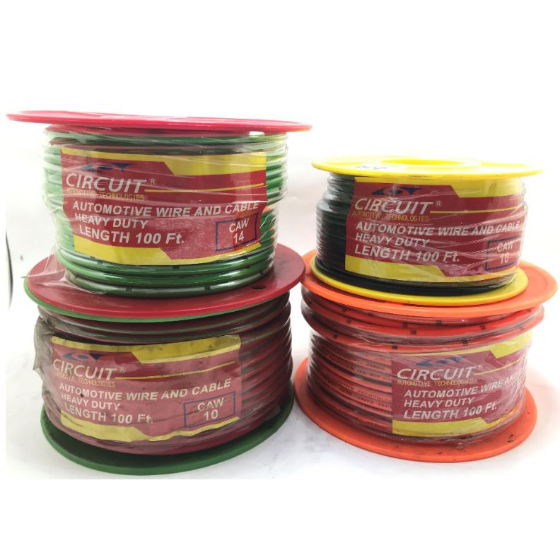 Circuit Car Motorcycle Auto wire AWG #12 Heavy Duty 30 meters CAW-12 ...