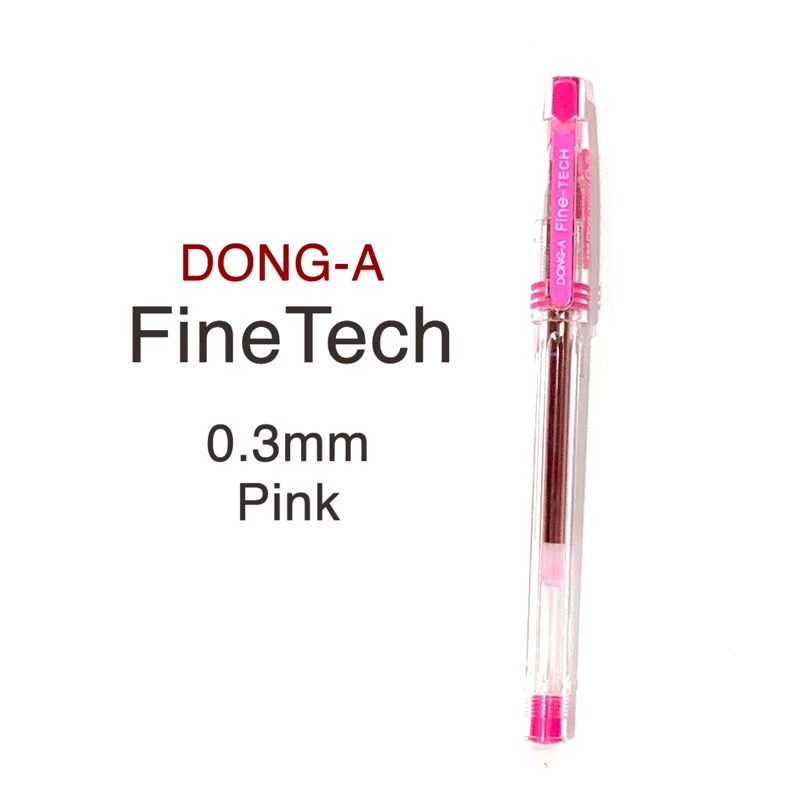 DONG-A Fine Tech 0.3 Gel Pen per piece per colored FineTech pen | Shopee Philippines