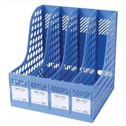 File Rack A4 Plastic Thickened Office student desktop file storage rack ...