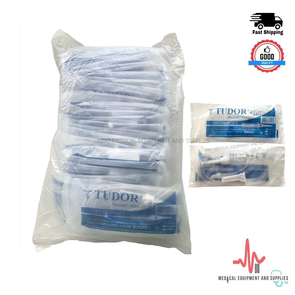 Surgitech/Tudor IV Infusion Set - Macroset/Adult (25PCS/PACK) | Shopee Philippines