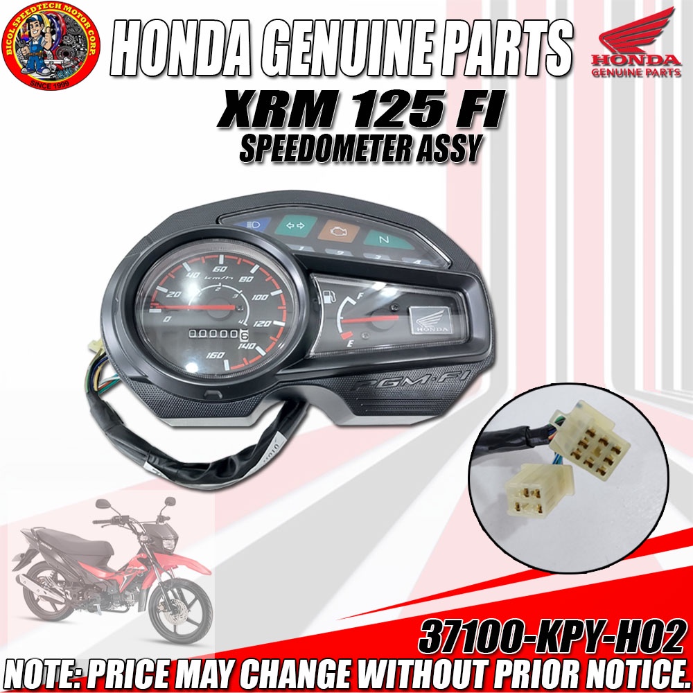 XRM 125 FI SPEEDOMETER ASSY (HPI) (GENUINE: 37100-KPY-H02) | Shopee ...