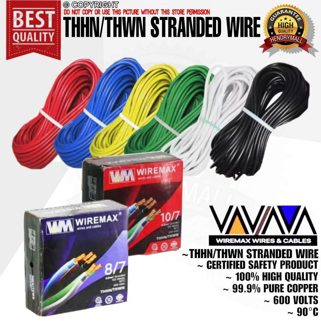 ( 10M / 20M / 30M ) 10/7- 5.5mm & 8/7-8.0mm WIREMAX THHN / THWN ...