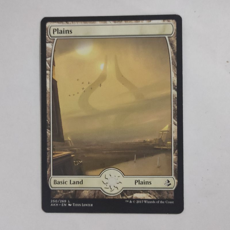 MTG Card PLAINS BFZ ZEN AKH Full Art Textless Basic Land Magic the ...