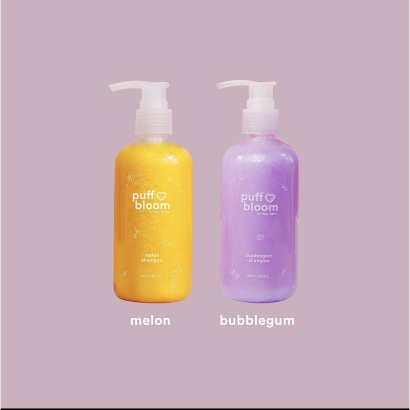 Explosive models Puff and Bloom Bubblegum Shampoo and Conditioner ...