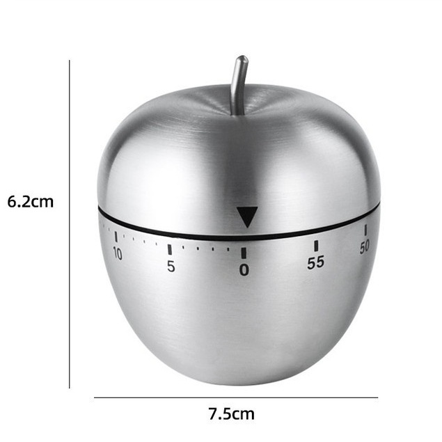 Cooking Mechanical Countdown Timer Stainless Steel Kitchen Timer 60 ...