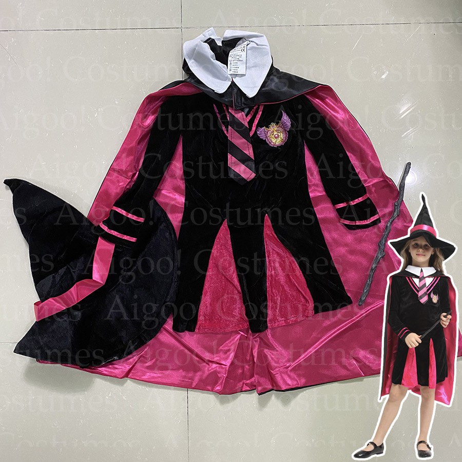 Sorcerer Girl Wizard Magician Costume for Kids Halloween | Shopee ...