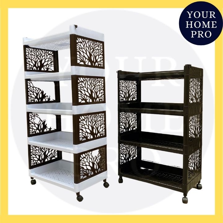 5 Layer Multipurpose Organizers Plastic Storage Rack Kitchen Shelves ...