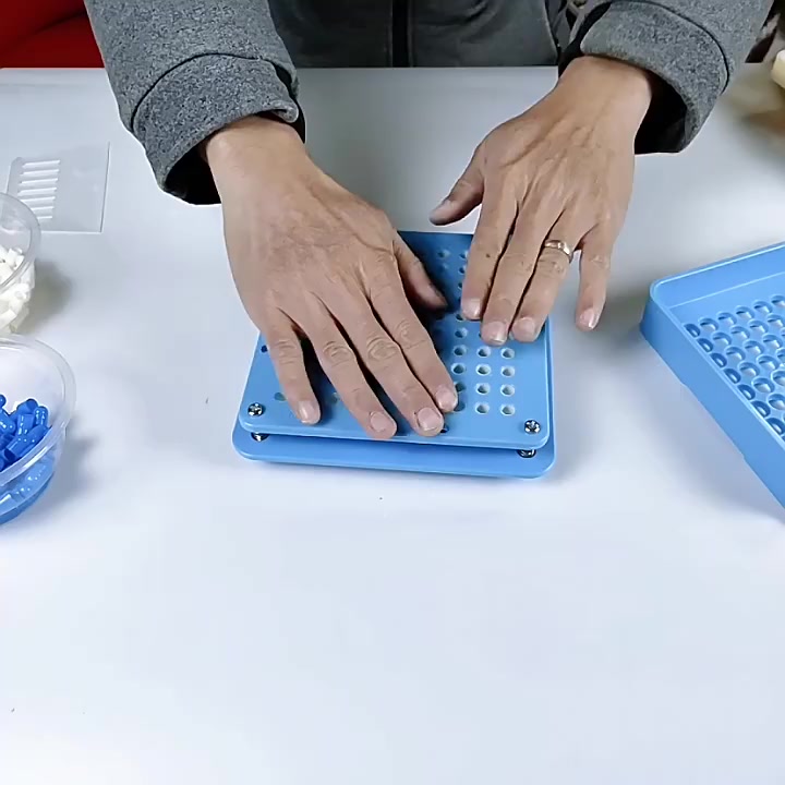 100 Holes 0# Capsule Powder Filling Machine Encapsulator Capsule ...