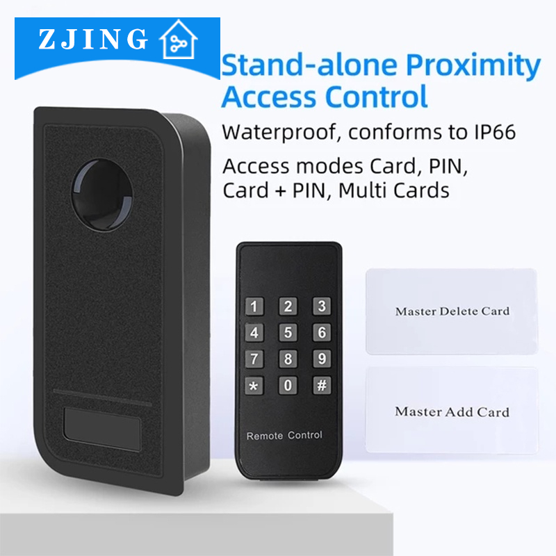 IP67 Waterproof 125KHz RFID Standalone Access Control Proximity Card Reader 1000 User Relay ...
