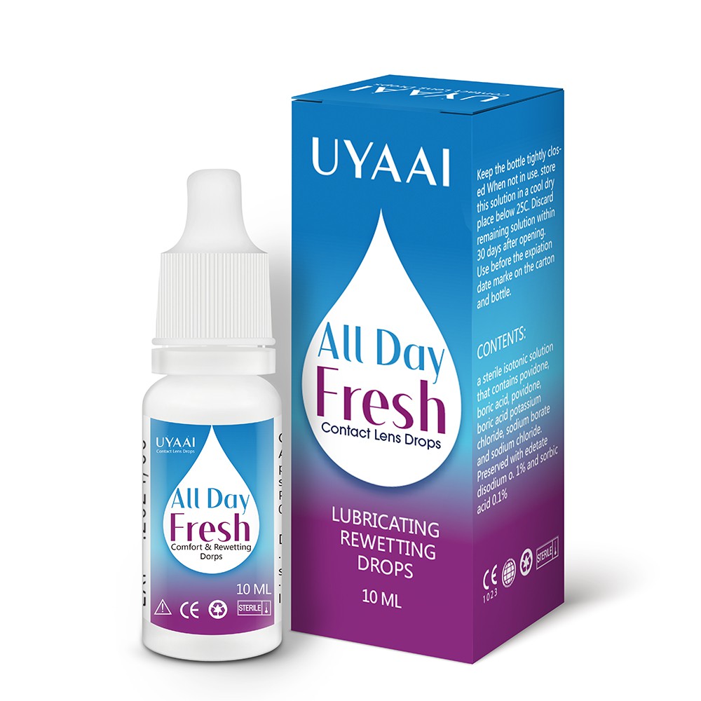 UYAAI Relaxing Eye Drops10ml Cool Eye Drops Medical Cleanning Eyes ...