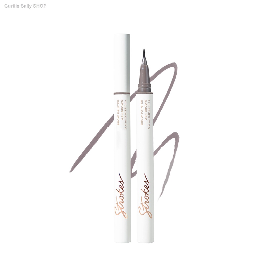 Strokes Brow Painter in Ash Brown [Sheer Brow Shading Pen, Brow Tattoo ...