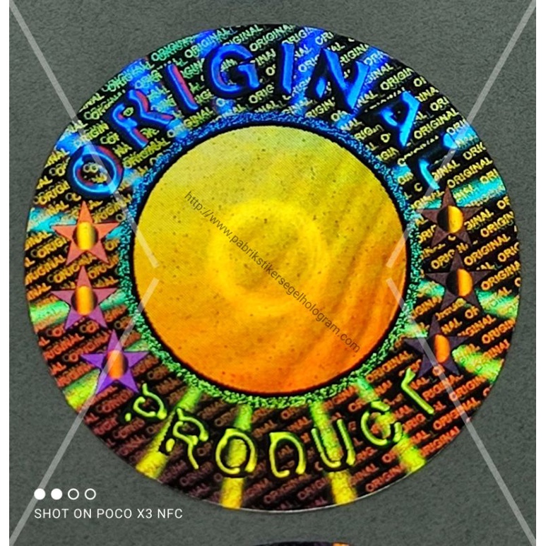 Original 6 star silver hologram sticker | Shopee Philippines