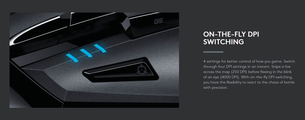 Logitech Mouse G402 Hyperion Fury 4,000 DPI 8 Programmable Buttons Wired Gaming Mouse | Shopee ...