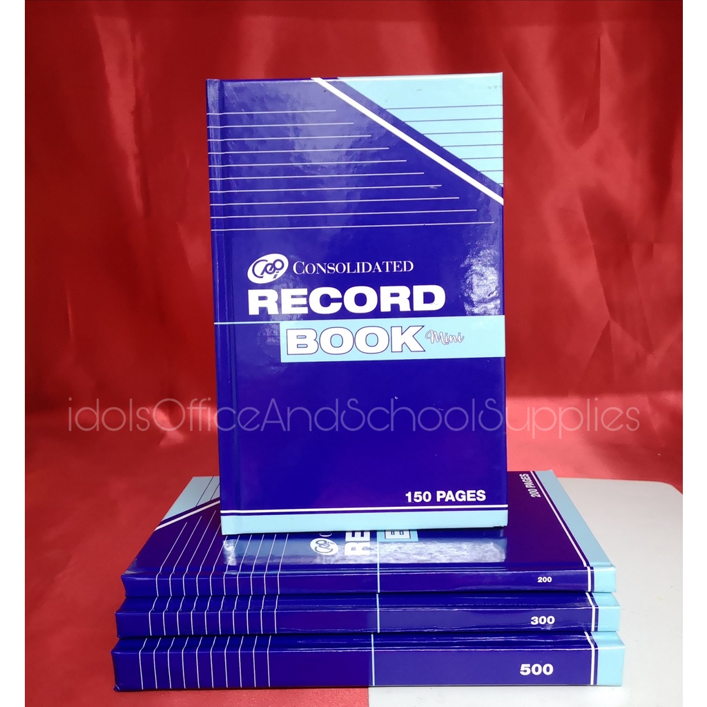 Consolidated Record Book MINI | Shopee Philippines