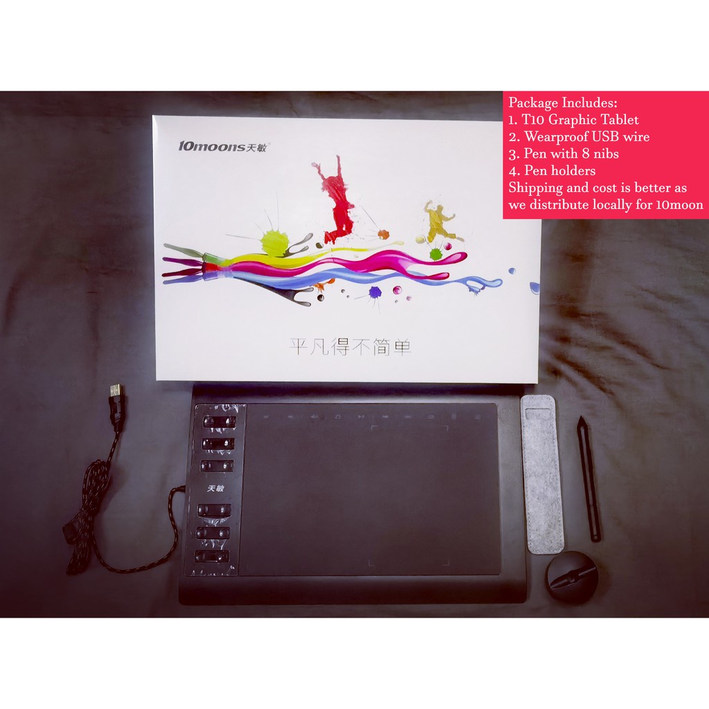 【sell at a low price】 10moons G10 Graphic Tablet 8192 Levels Digital ...