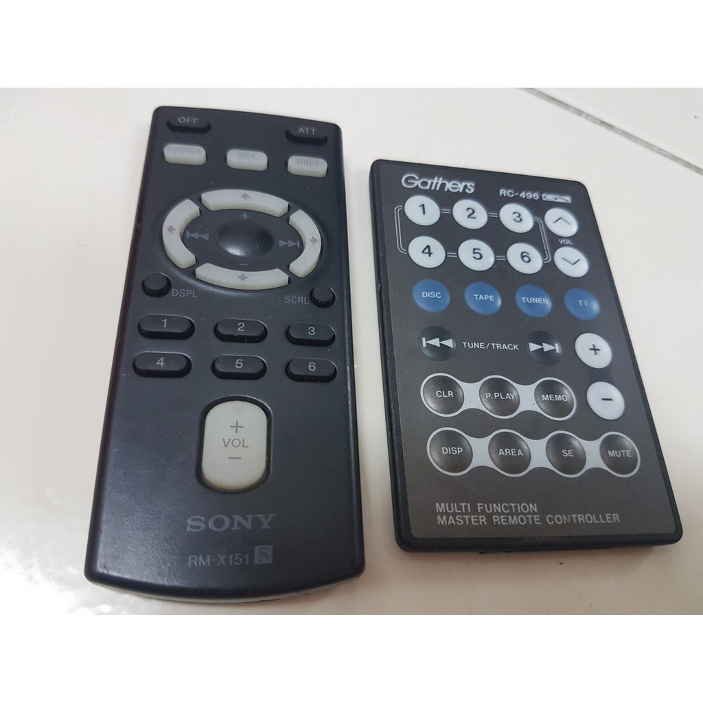 Sony Gathers remote control head unit radio player used Japan | Shopee ...