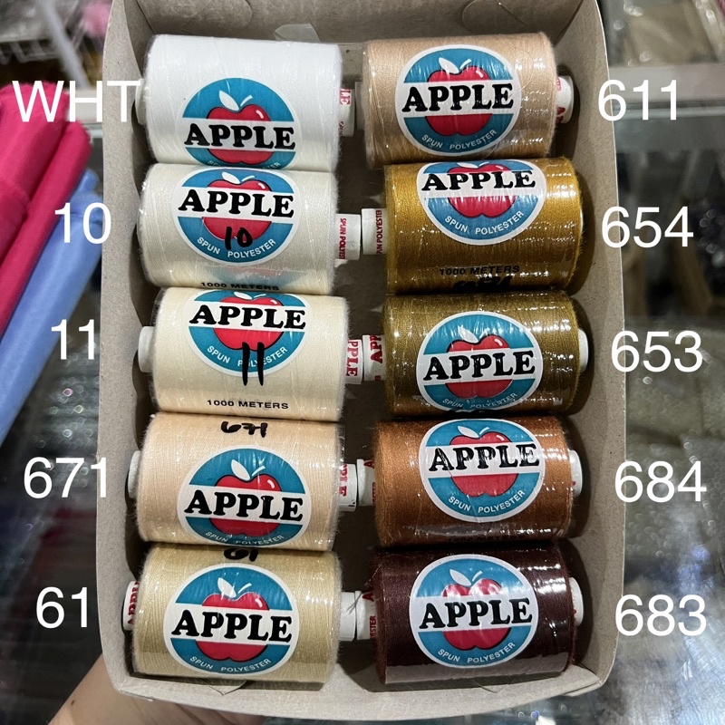 Complete Set 1000M Sewing Thread (70 Colors) | Shopee Philippines