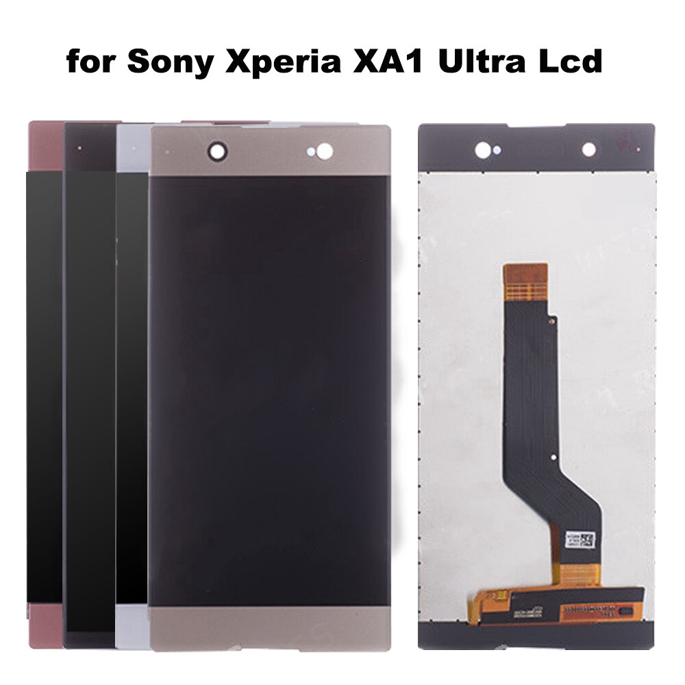 For Sony Xperia XA1 Ultra G3221 G3212 G3223 G3226 Lcd Display Touch Screen Digitizer frame full ...