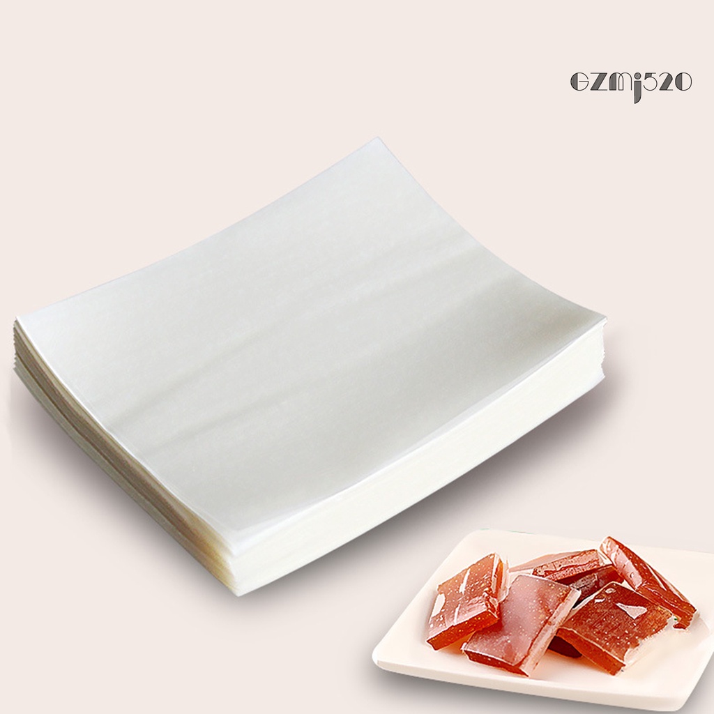 MJ 500Pcs Transparent Thin Glutinous Rice Paper Corn Starch Xmas ...