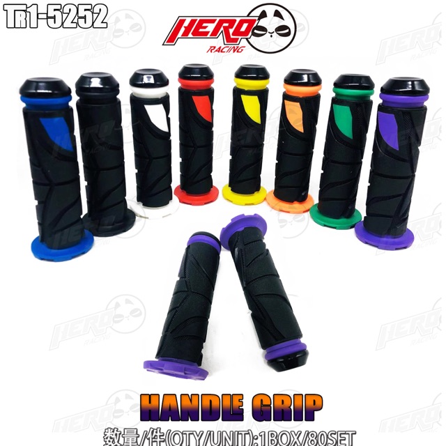 Motorcycle Handle Grip Universal Rubber | Shopee Philippines