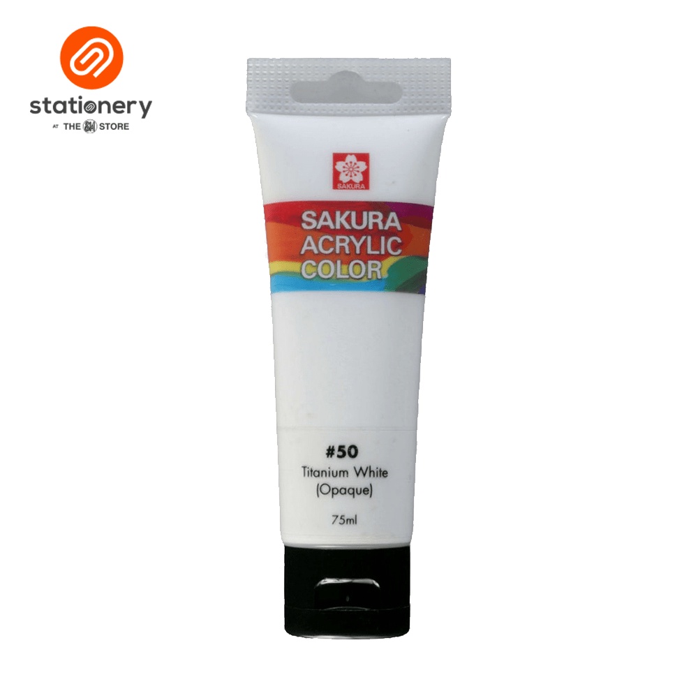Sakura Acrylic Paint Tubes 75ml - Different Colors Available | Shopee ...