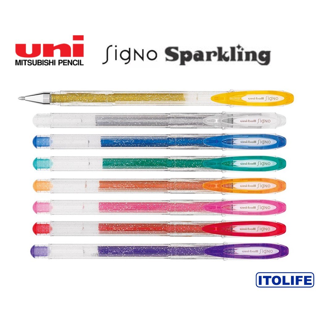 Uni-ball Signo Sparkling Glitter Gel Pen- 1pc | Shopee Philippines