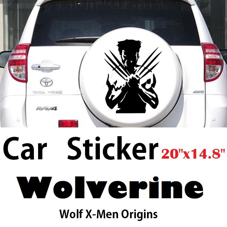Car Door Stickers Wolverine Creative Decal Car Sticker Vinyl Decal ...