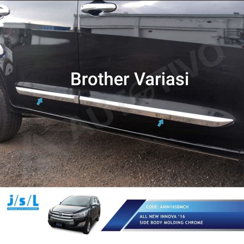 Innova Reborn List side body trim for chrome car doors | Shopee Philippines