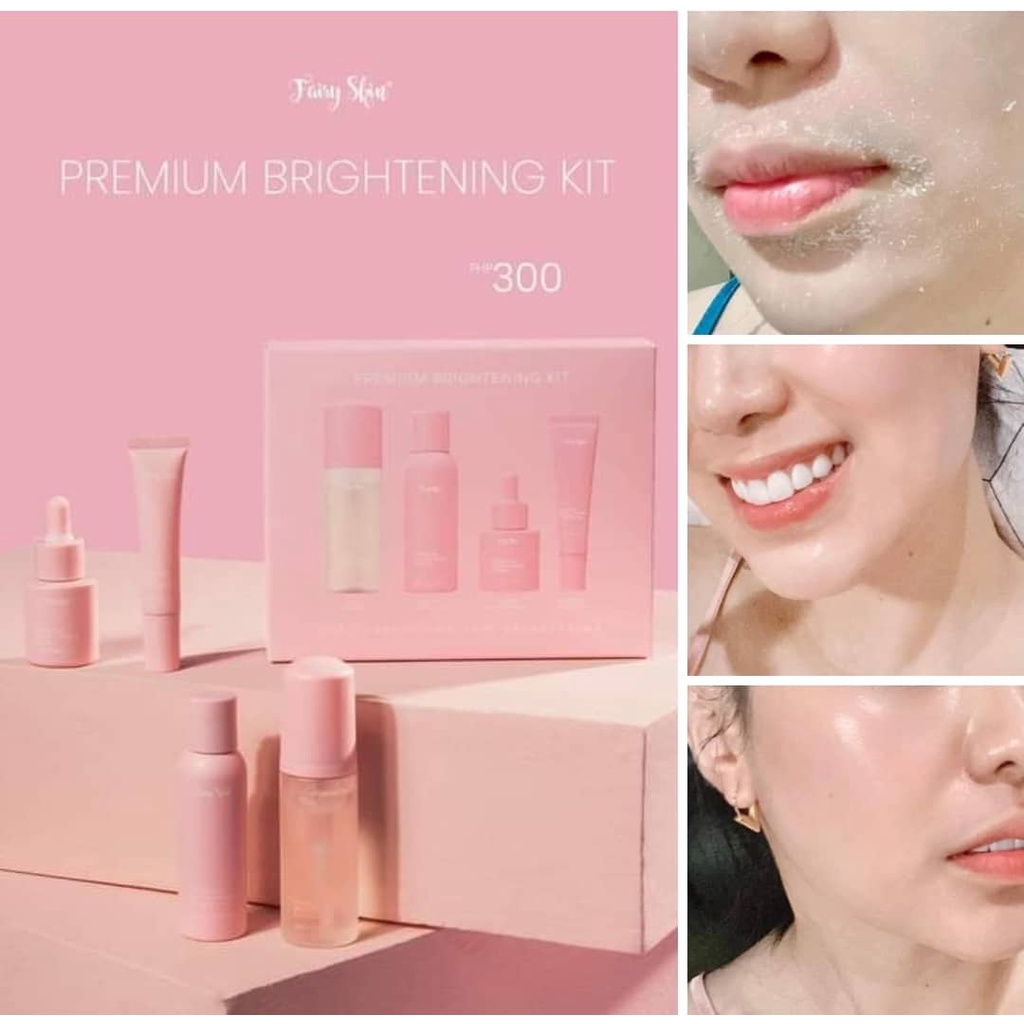 new Fairy Skin Set/Glowing Set/Whitening Cream/Glow Booster Serum/Mild ...