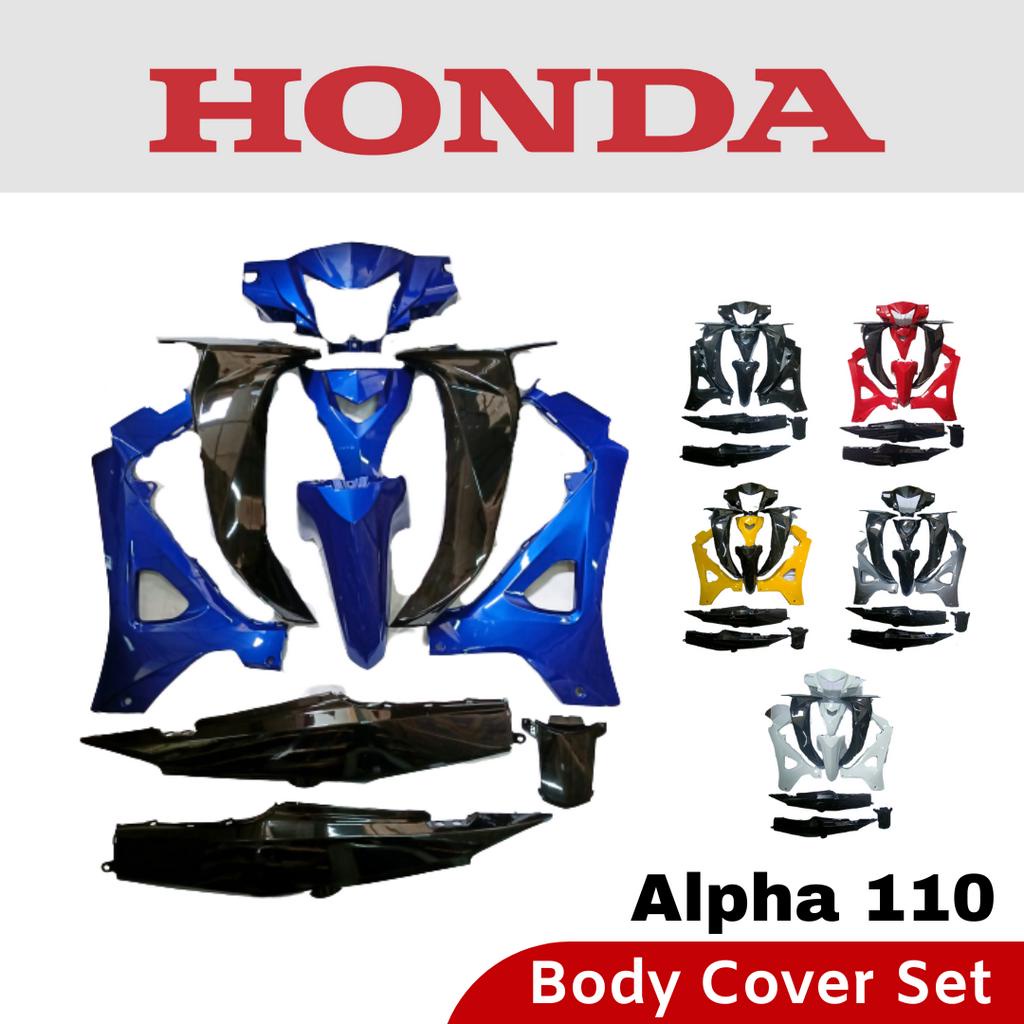 HONDA Alpha 110 Drum Disc Body Cover Set Coverset Body Kit Colour Parts WaveAlpha Alpha110 V1 ...