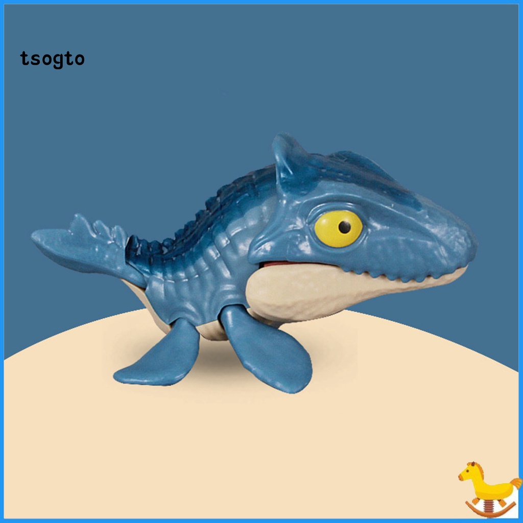 [Ts] Mini Dinosaur Toy Biting Finger Dilophosaurus/Mosasaurus Dinosaur ...