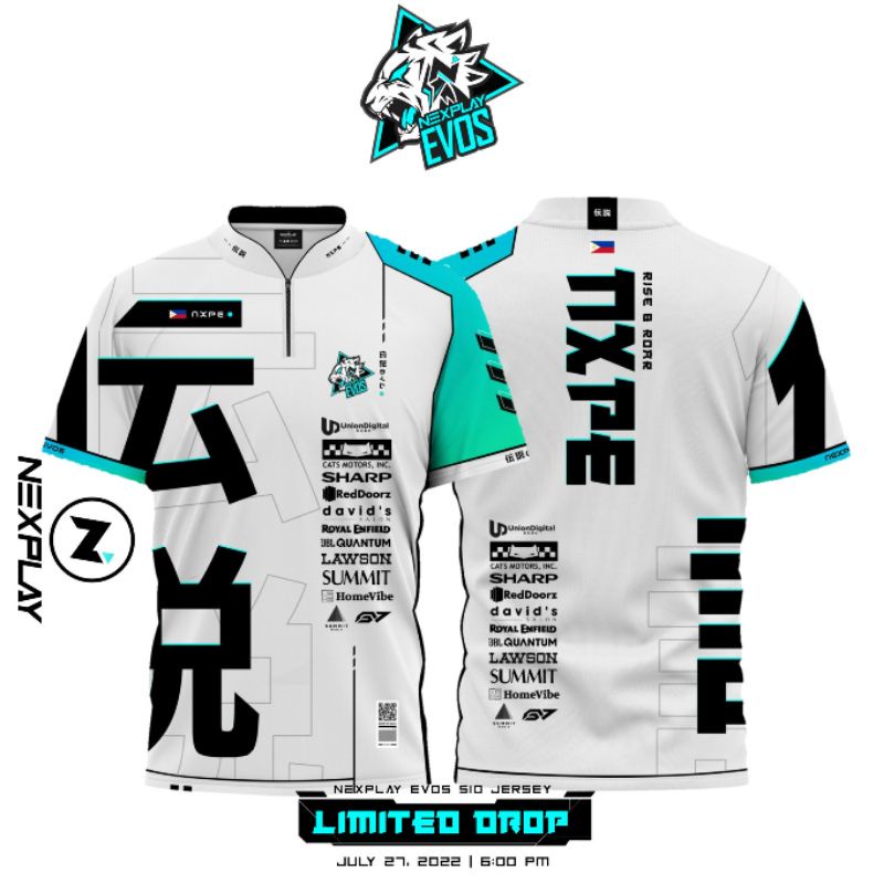 Nextplay Evos S10 Jersey NXP NexplayEsports Latest JERSEY NEXPLAY EVOS ...