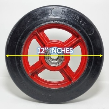 PUSH CART WHEEL HEAVY DUTY 12'' | Shopee Philippines