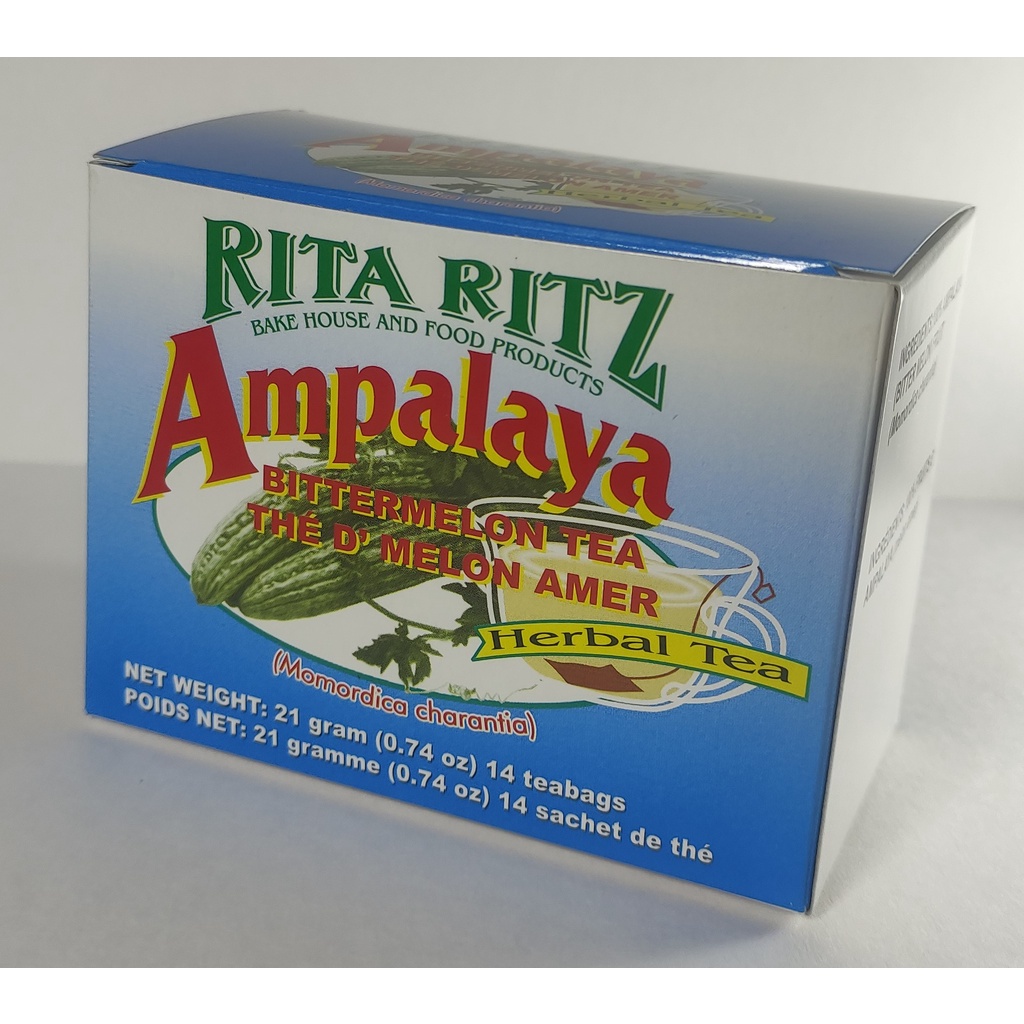 Rita Ritz Ampalaya (Bittermelon) Tea (Pure 100% Ampalaya Fruit ...