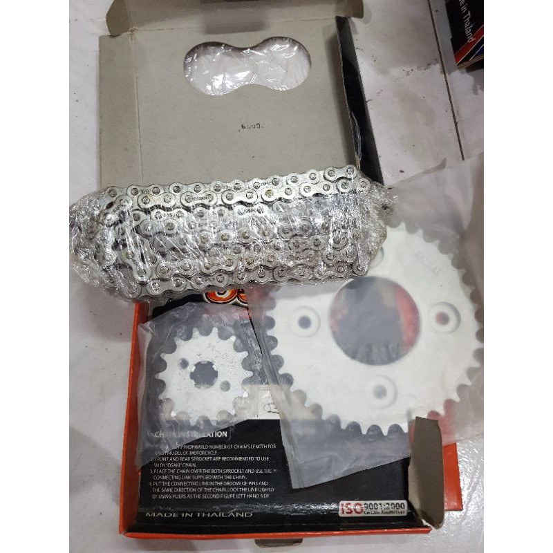 OSAKI CHAIN SET FOR WAVE/DREAM (420×100L/14t 32t) | Shopee Philippines