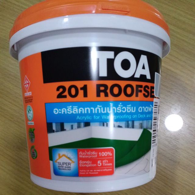 TOA Roofseal 201 Acrylic Waterproofing Leak Proof Roof Deck 1kg ...