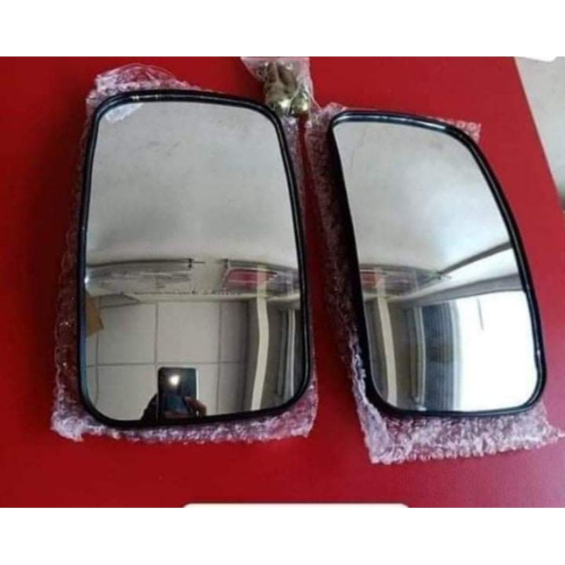 Black Side Mirror w/bracket for Bajaj Re Fi, TVS, Piaggio | Shopee ...