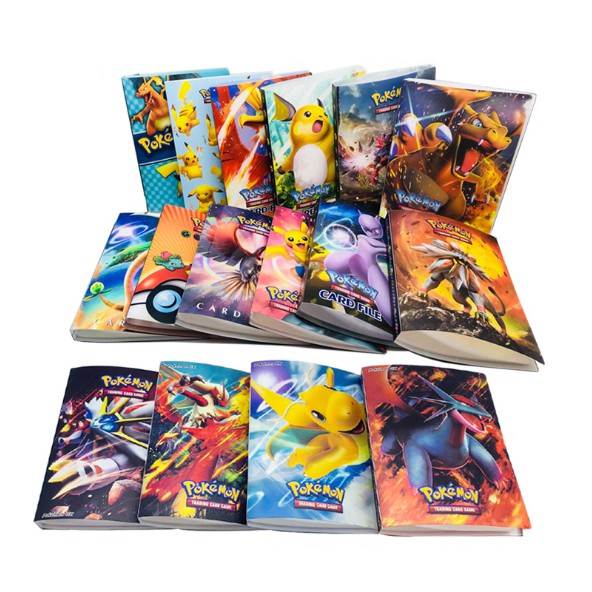Pokemon Trading GX MEGA EX Card Book Storage File Folder Holder Sleeves ...