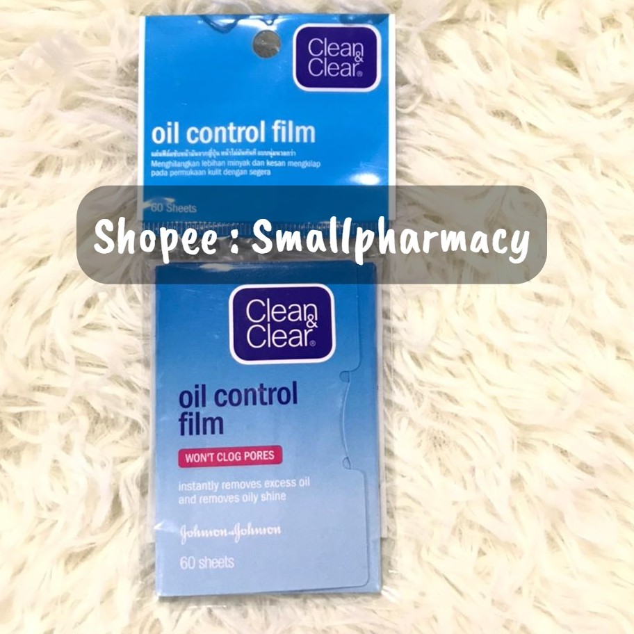 Clean & Clear Oil Control Film 60s 700050 | Shopee Philippines