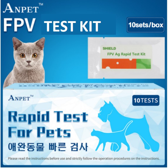 FPV (feline panleukopenia virus test kit) for cat | Shopee Philippines