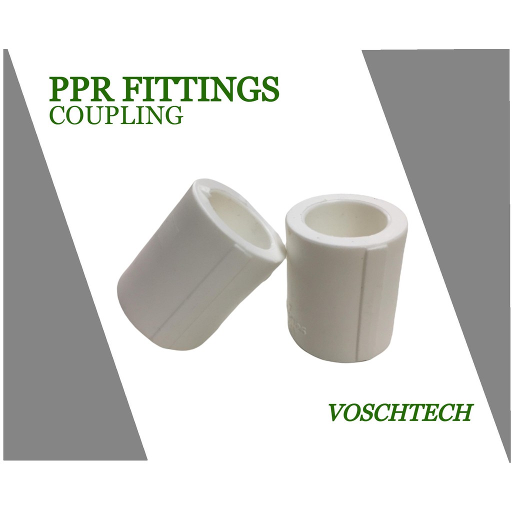 Ppr Fittings Coupling 1/2, 3/4, 1 (5-50pcs) | Shopee Philippines