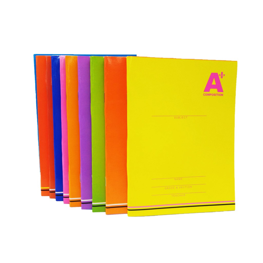 10 Pads A Plus Composition Notebook 148mm x 200mm (6' x 8 Inches ...