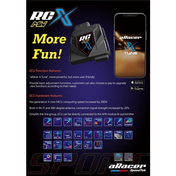 Aracer ECU Mini X AEROX V1/V2 NMAX V1/V2 | Shopee Philippines