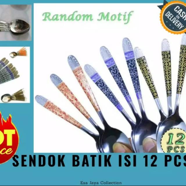 Stainless batik Spoon Contents 1 Dozen 12 pcs | Shopee Philippines