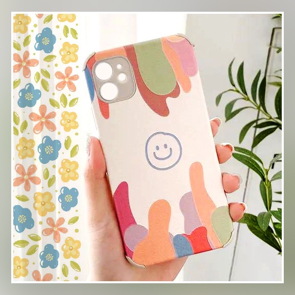 Cartoon Smile Phone Case Compatible For iPhone 7 8 Plus X XS XR 11 12 ...