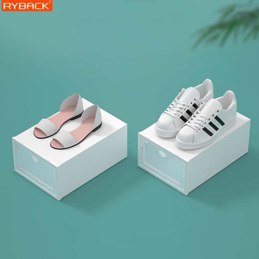 RYBACK Shoe Rack Box With Open Lid Multi-Purpose The Body Is Hard ...