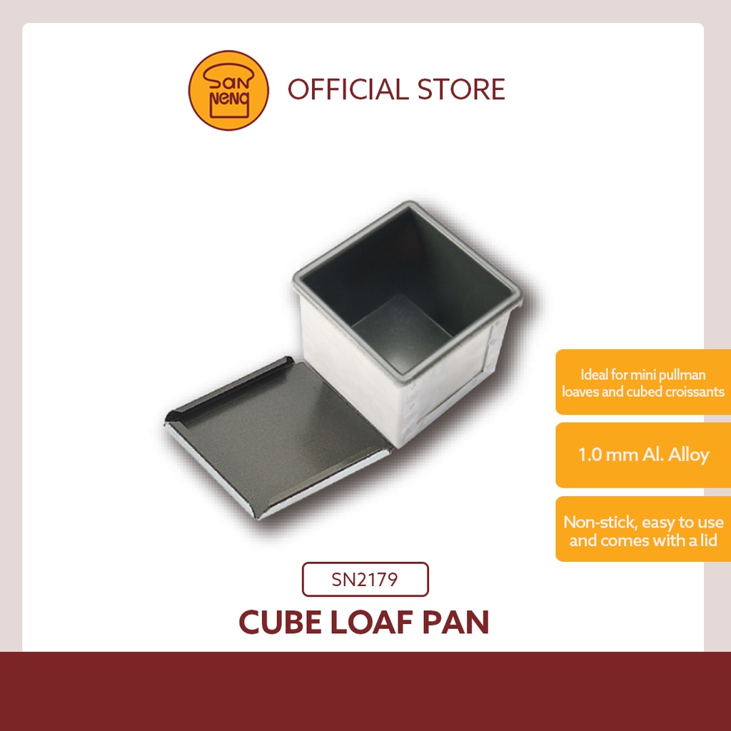 Sanneng Cube Loaf Pan(SN2179/SN2180/SN2181/SN2182/SN2185) | Shopee ...