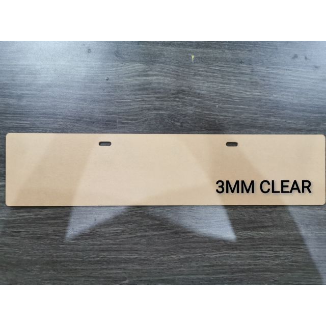 2 PIECES CRYLIC PLATE Euro plate (acrylic clear) 3mm | Shopee Philippines